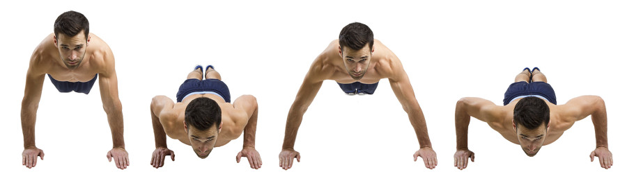 HIIT Exercise: How To Do In Out Push Ups | HIIT Academy | HIIT Workouts ...