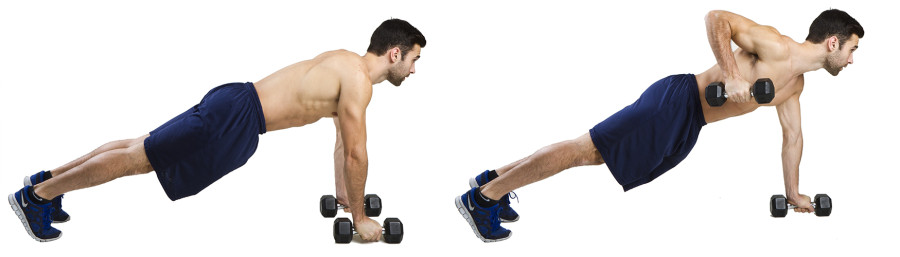 HIIT Exercise: How To Do Renegade Rows | HIIT Academy | HIIT Workouts ...