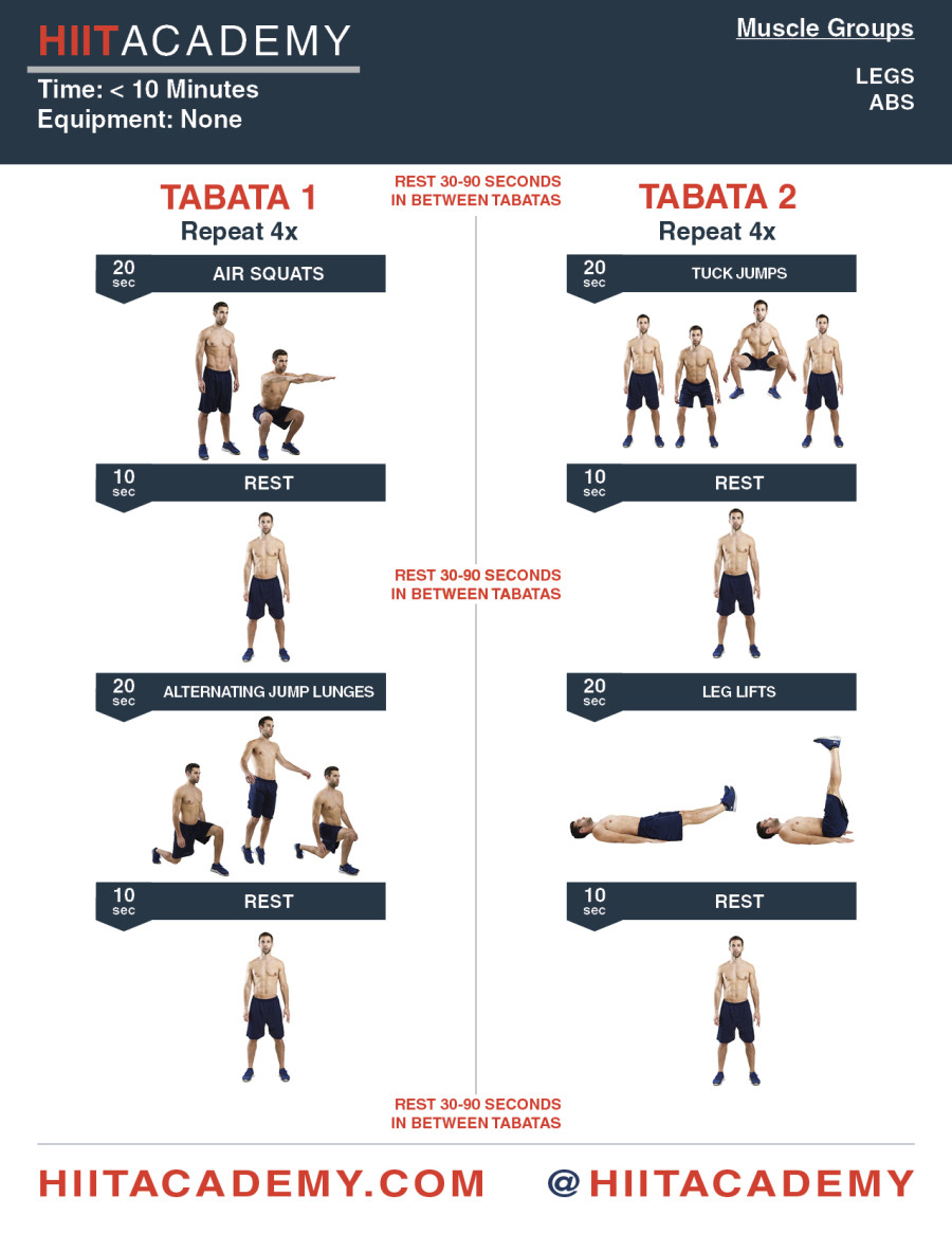 9 Minute Body Weight Leg & Ab HIIT Workout | HIIT Academy | HIIT Workouts | HIIT Workouts For ...